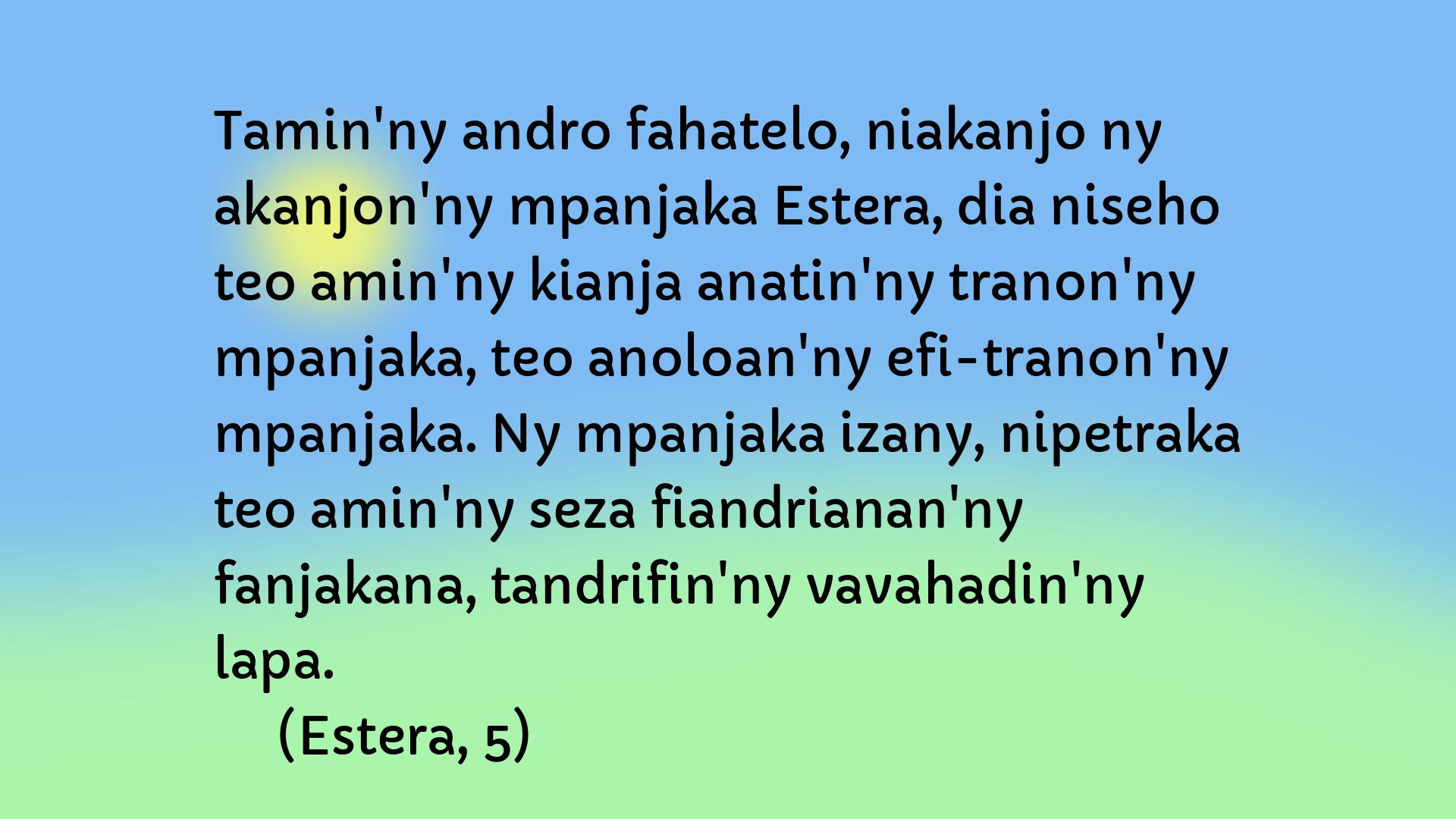 Estera 5 - baiboly.katolika.org