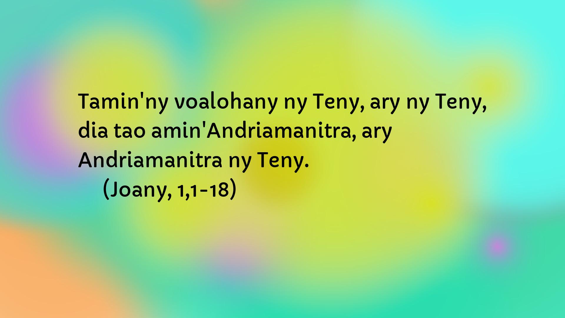 Joany 1,1-18 - baiboly.katolika.org